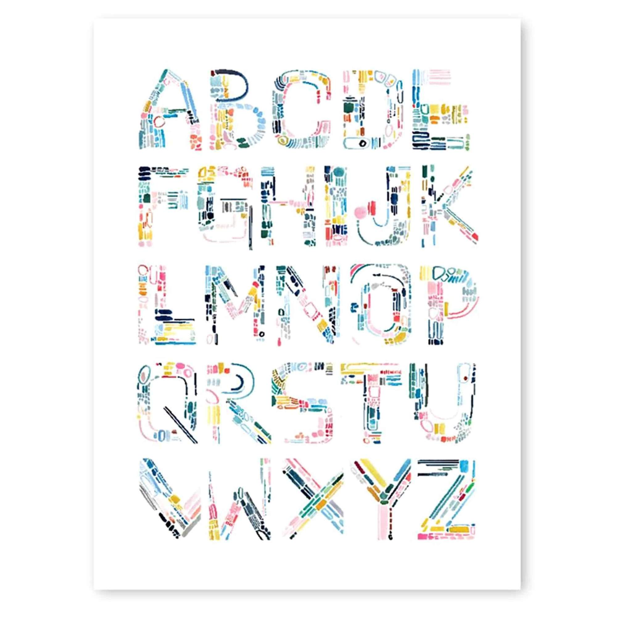 Colorful Alphabet Letters Printable